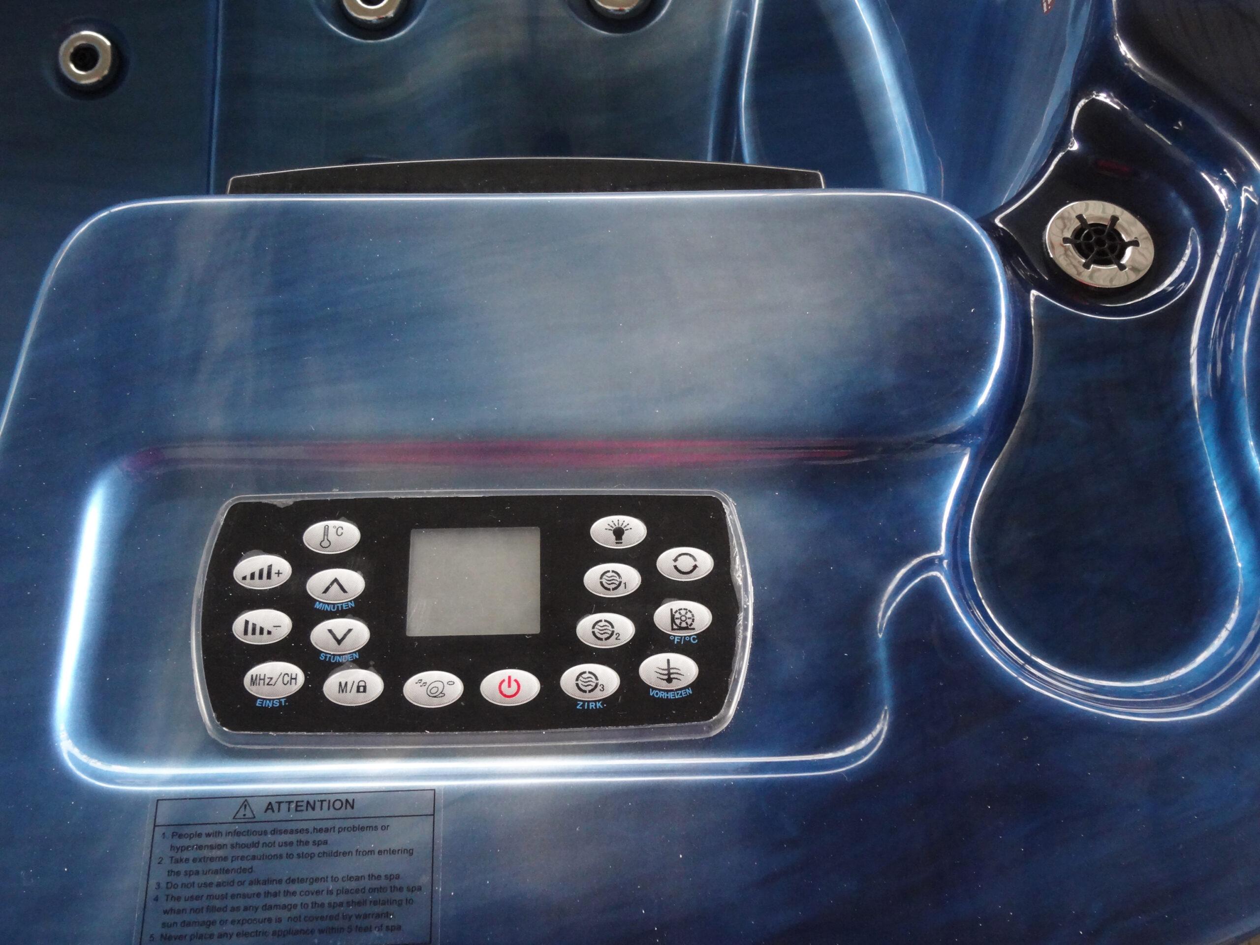 HIDROMASAŽNI BAZEN MODENA - VANJSKI 205X130X70 PLAVO SIVI SPA09 ...